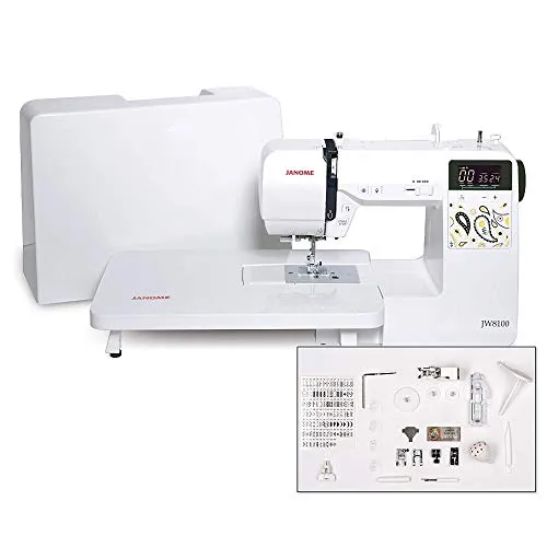 Janome JW8100: Fully-Featured Computerized Sewing Machine with 100 ...